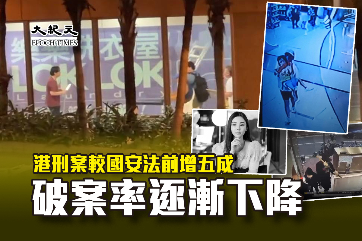 港刑事案較國安法前增五成 破案率則逐漸下降 香港高登討論區
